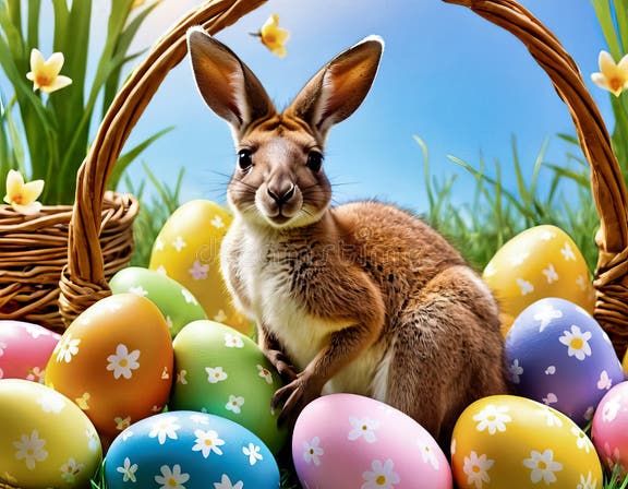 A Representation of Australian Easter. There is the Easter Kangaroo ...