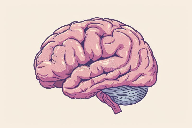 Representation of Brain Research Concept with Vibrant Neural Graphics ...