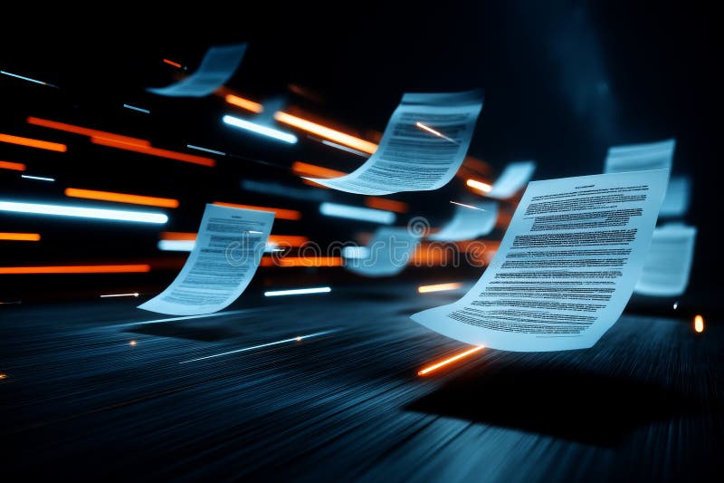 Representation of Digital Document Transfer through High-speed Data ...