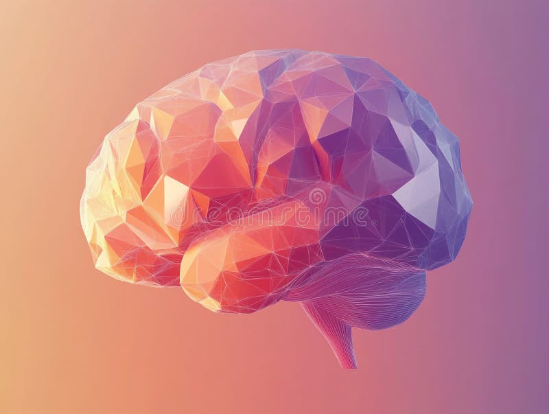 Representation of Digital Human Brain Creative Thinking & Modern Design ...