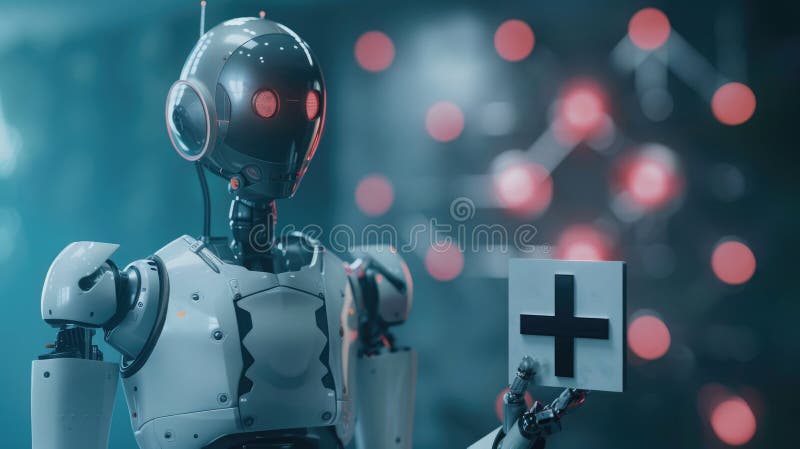 Representation of Ethical AI Decisions through Robot with Checkmark and ...