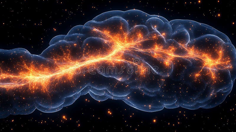 Representation Glutamate Signaling Brain Highlighted Stock Illustration ...