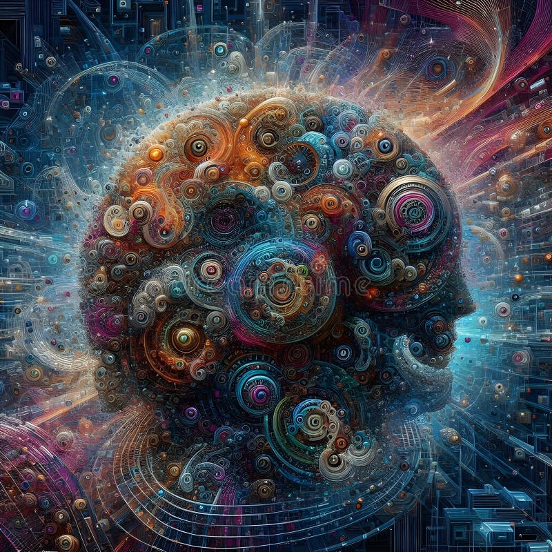 Representation of Human Diverse Mind Stock Image - Image of nebula ...