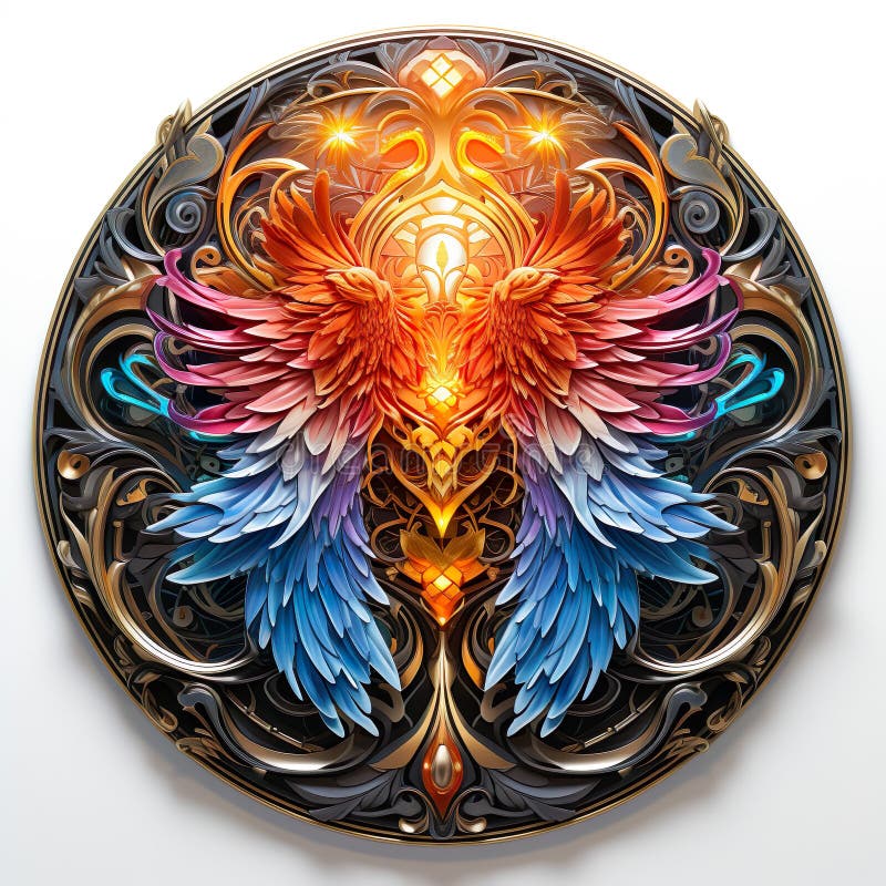 Representation in a Logo Format of a Psychedelic Divine Cosmic Trippy ...