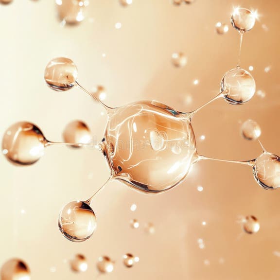 Representation of Molecule with Central Atom Connected To Several ...