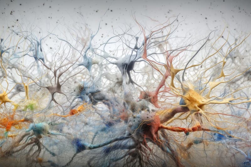 A Representation of Neuroplasticity the Human Brain Created with ...