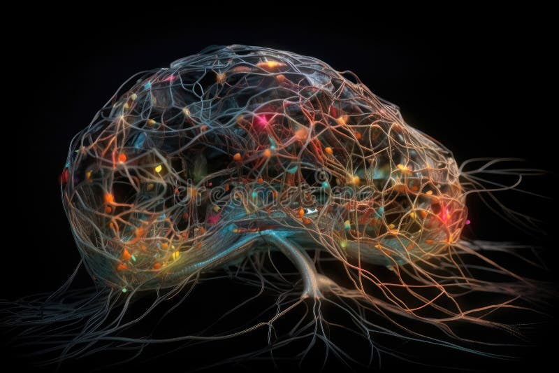 A Representation of Neuroplasticity the Human Brain Created with ...