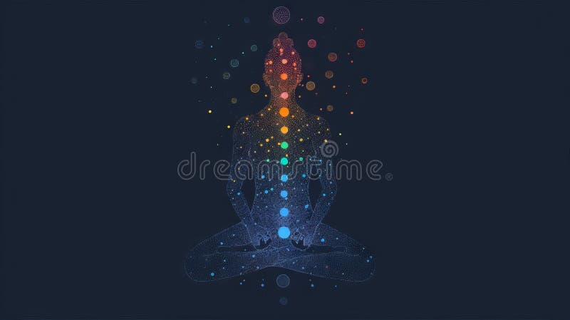 Illustration of Seven Chakras on the Body of a Human Stock Illustration ... Illustration of Seven Chakras on the Body of a Human Stock Illustration ...