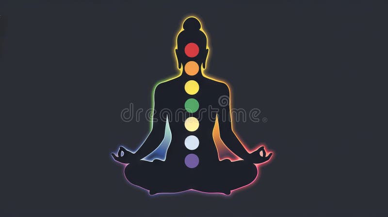Illustration of Seven Chakras on the Body of a Human Stock Illustration ... Illustration of Seven Chakras on the Body of a Human Stock Illustration ...