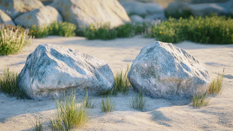 Representation of Stone on a White Background for Research Purposes ...