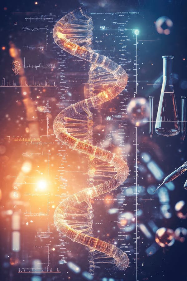 A Representation of the Structure of Double-stranded DNA, a Molecule ...