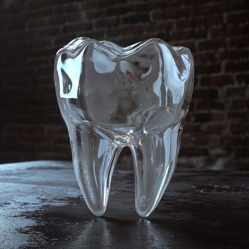 Representation of a Tooth S Intricate Design and Form in a Clear ...