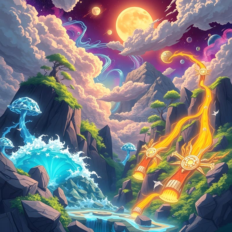 A Representations of Natural Forces Harnessed for Progress Stock ...