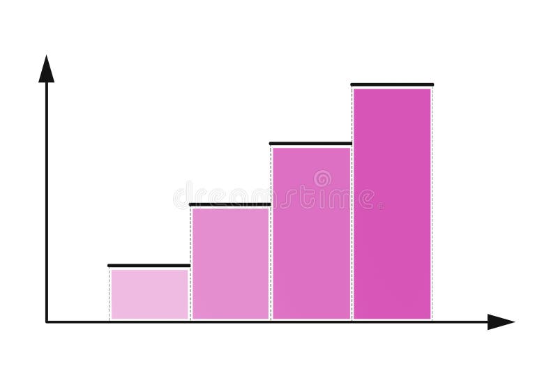 Arrow bar scale chart stock vector. Illustration of analyze - 21523542