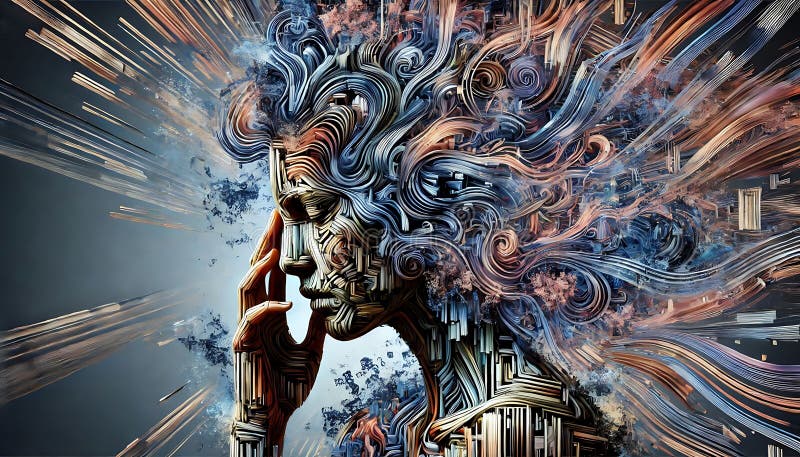 Representing Human Confusion with Layered and Chaotic Textures with ...