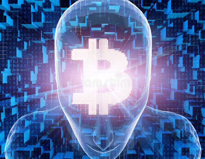 Future Artificial Intelligence Technology and Human Head, Wisdom and ...