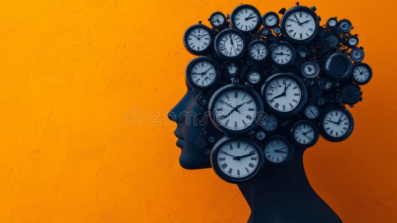 It Represents the Concept of Time by Forming a Silhouette of a Woman S ...