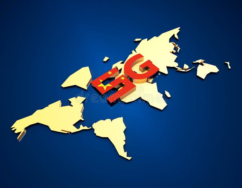 World Map and China`s 5G, Global Coverage of China`s 5G Network and ...
