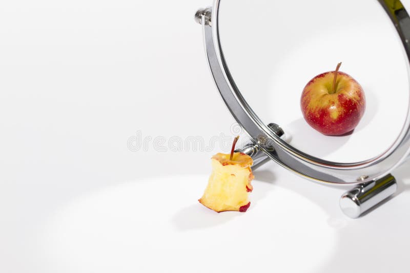 The Mirror and the Real Reflection in the Mirror, the Gap with Reality ...