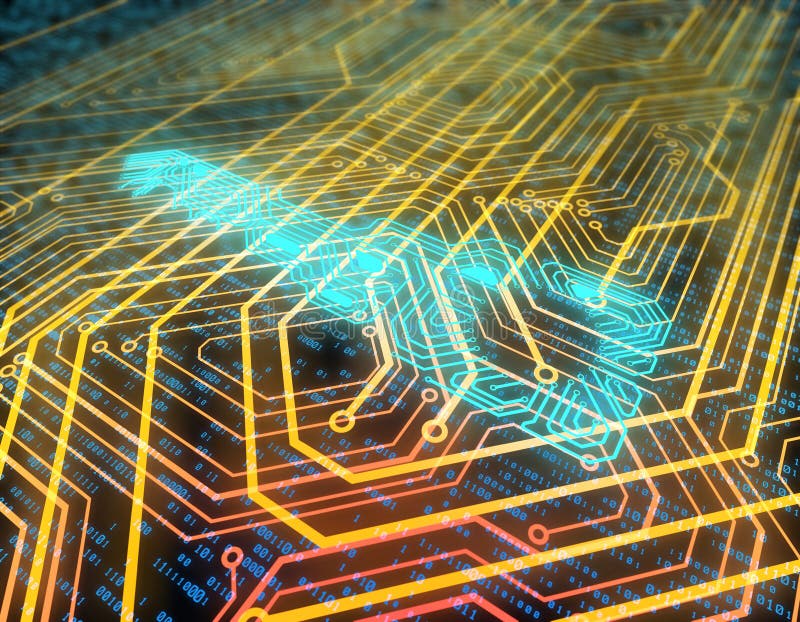 Circuit Board Technology, Key, Electronic Data Transmission and Storage ...