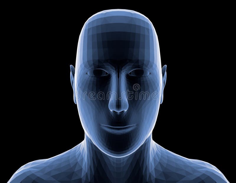 Future Technology Portraits and World Maps, Holograms, Artificial ...