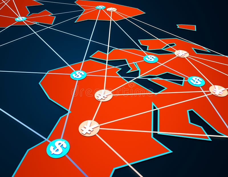 Global Network Data Transmission, USD and RMB, Capital Investment and ...