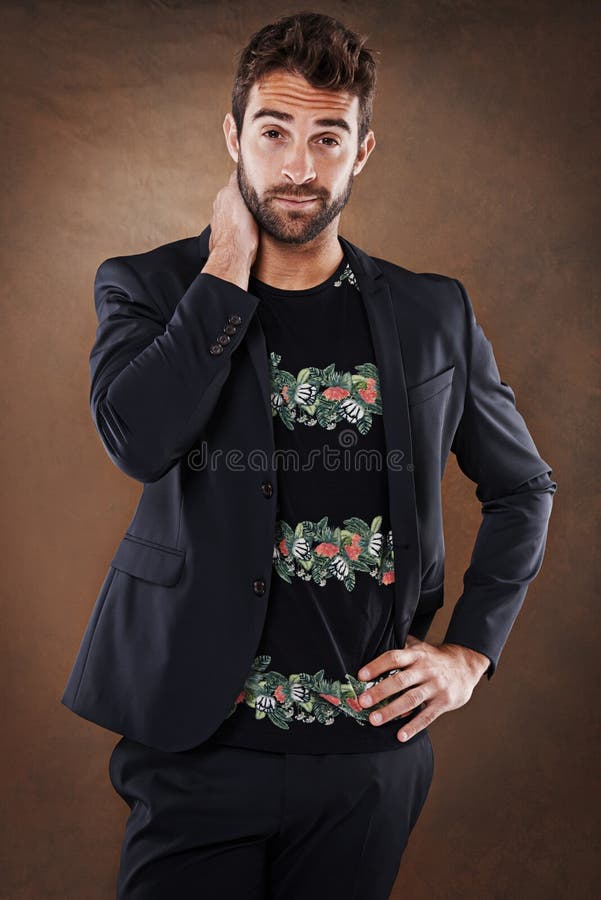 He Represents the Perfect Example of Modern Elegance. Studio Shot of a ...