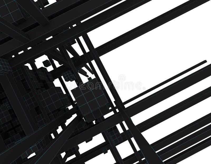 Cube Building Structure, Structure and Line, Data Technology Stock ...