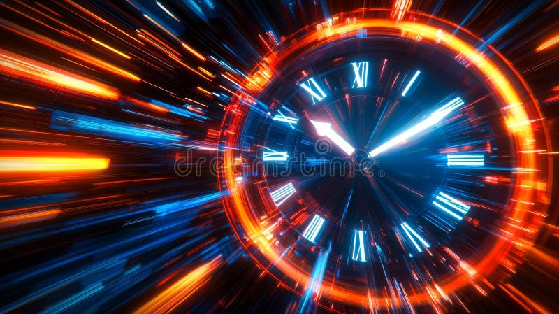 Represents a Quick, Fast, Speed Time Icon in a Minimalist Style ...