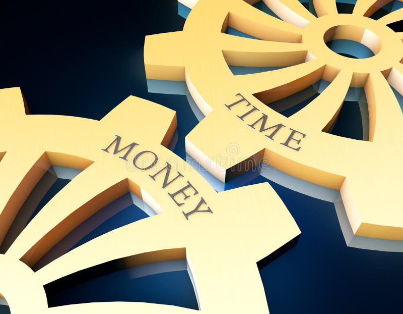 Time and money stock illustration. Illustration of limits - 68259343