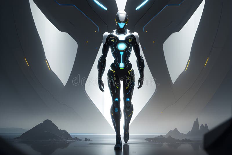 A Represents the Theme of Technology Stock Illustration - Illustration ...