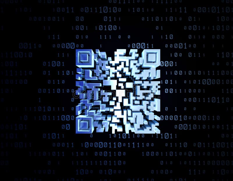 Technology QR Code Data Transmission and Storage, Information ...