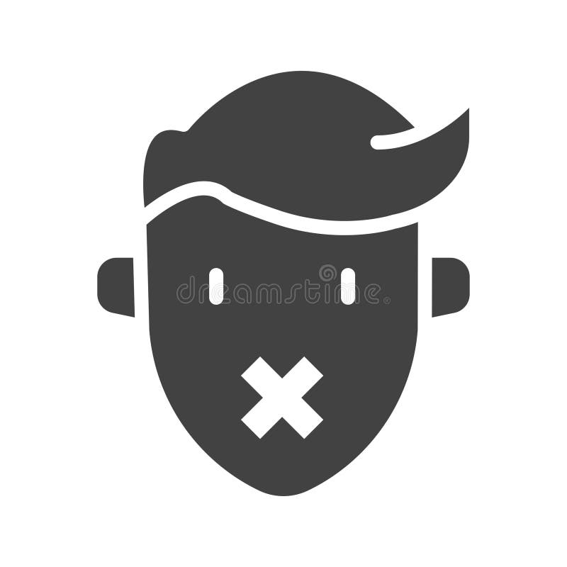 Repression Icon Vector Image. Stock Vector - Illustration of vector ...