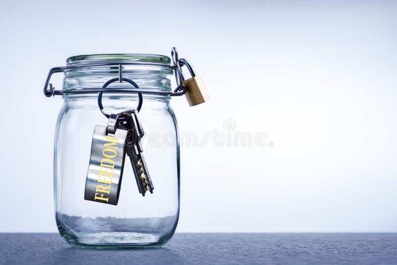 Repression and Lack of Freedom. Concept Restraint Stock Image - Image ...