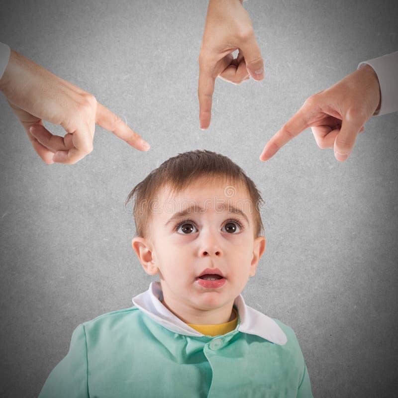 Reprimanded child stock photo. Image of frustration, accuse - 65058394