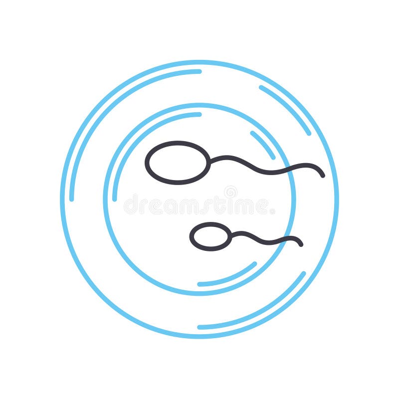 Reproduction Process Line Icon, Outline Symbol, Vector Illustration ...