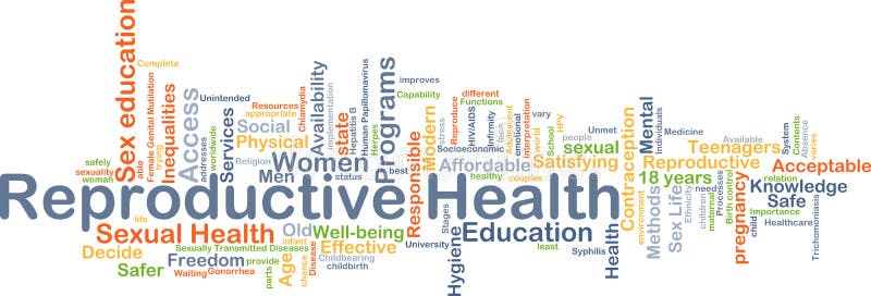 Reproductive Health Word Cloud Stock Vector - Illustration of feminism ...