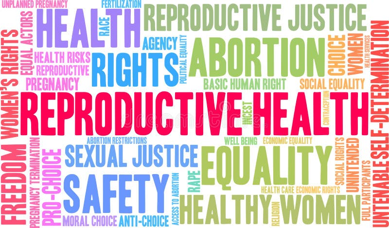Reproductive Health Word Cloud Stock Vector Illustration Of Race