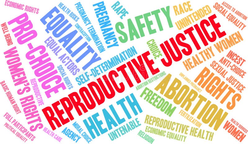 Reproductive Justice Word Cloud Stock Vector - Illustration of agency ...