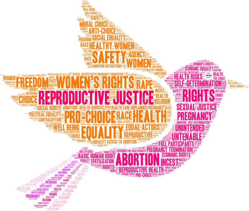 Reproductive Justice Word Cloud Stock Vector - Illustration of ...