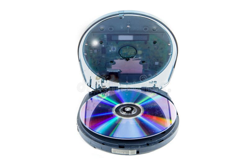 Reproductor De DVD Compacto En El Interior En El Gabinete De La TV ...