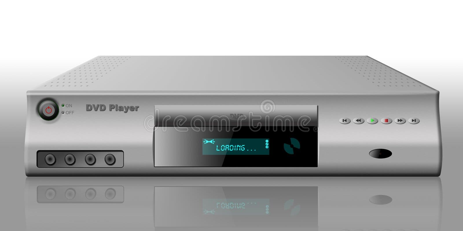 Reproductor de DVD stock de ilustración. Ilustración de casero - 15992868