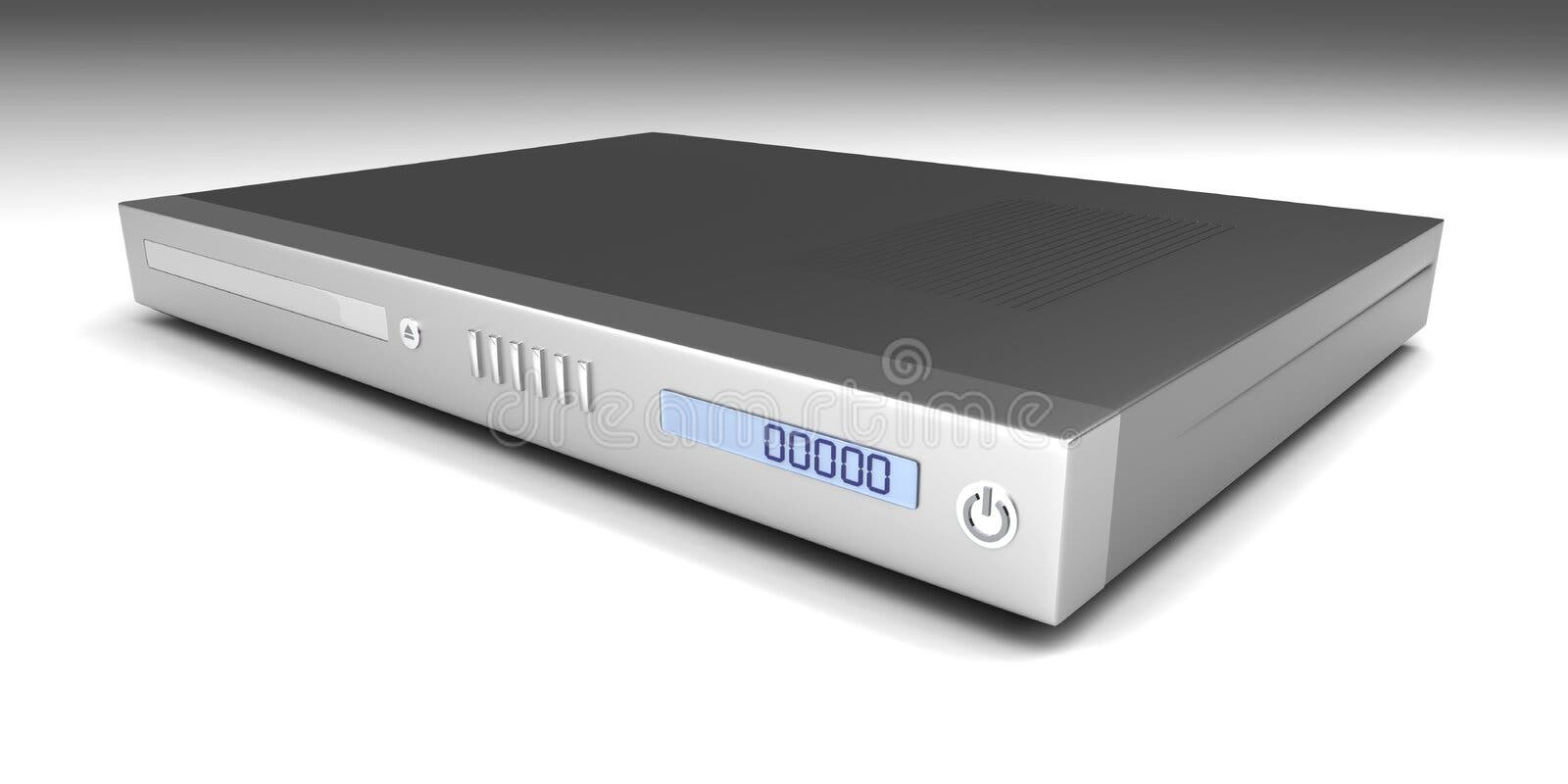 Reproductor de DVD stock de ilustración. Ilustración de casero - 15992868