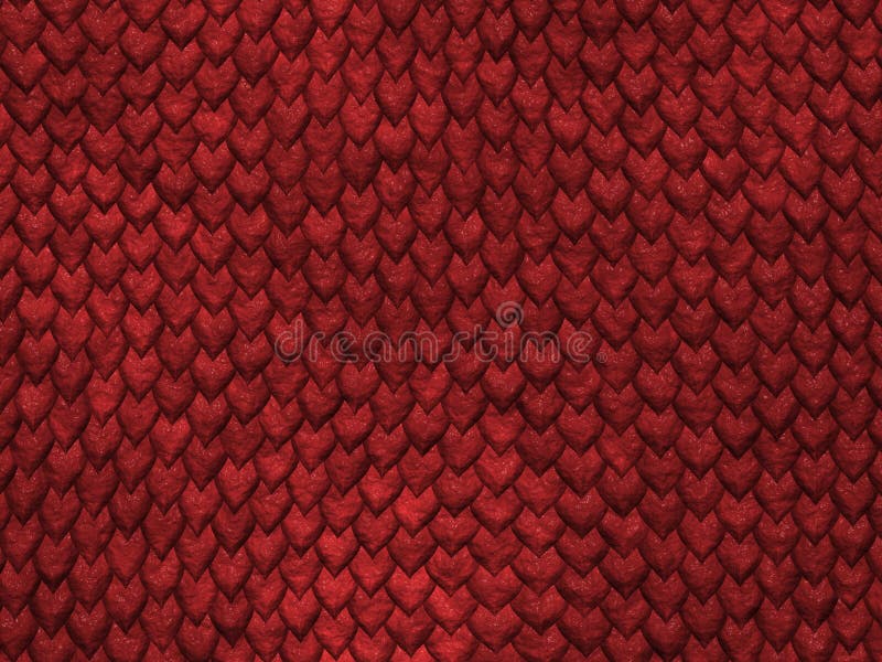 Reptile Texture - Red Scales Stock Photo - Image of background, design ...