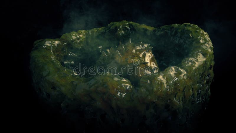 Reptilian Creature in Egg Pod Scifi Scene Stock Footage - Video of eggs ...