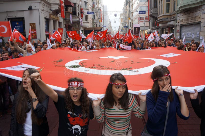 Republic Day Celebrated in Turkey Editorial Photography - Image of ...
