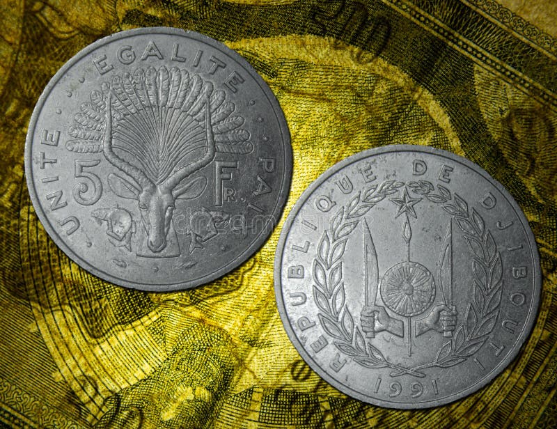Republic of Djibouti Franc Coin Stock Image - Image of numismatismo ...
