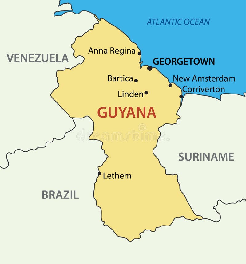 República Cooperativa Do Círculo Guyana Flag ícone Do Vetor Para ...