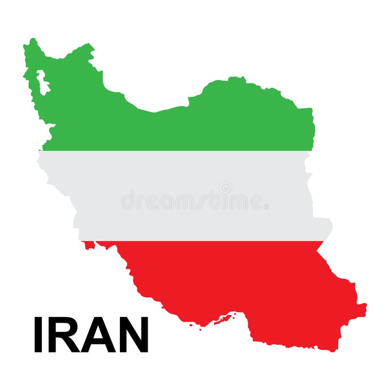 Republic of iran map editorial stock image. Illustration of country ...