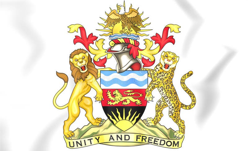 Republic of Malawi Coat of Arms Stock Illustration - Illustration of ...